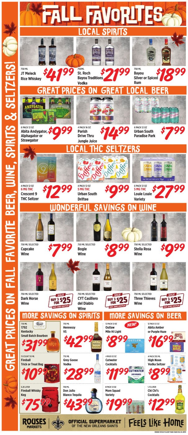 Rouses Weekly Ad Oct 16 – Oct 23, 2024 (Halloween Promotion Included)