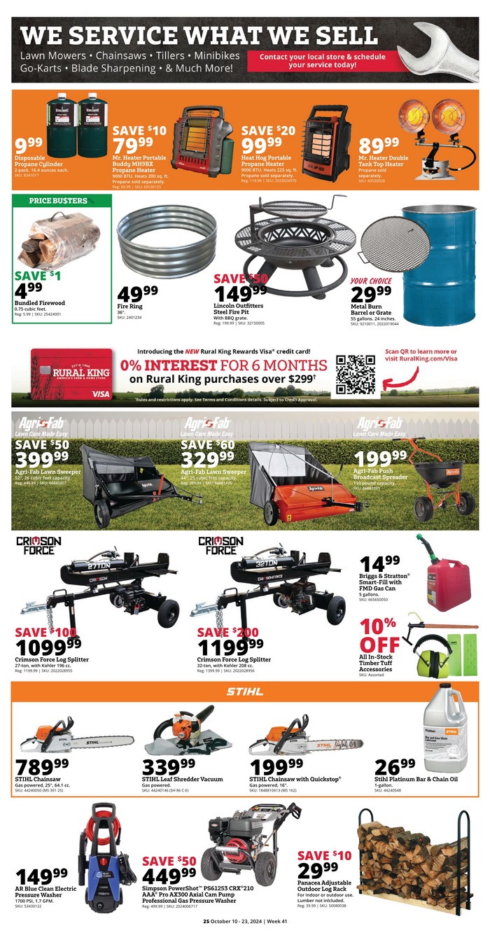 Rural King Weekly Ad Oct 10 – Oct 23, 2024