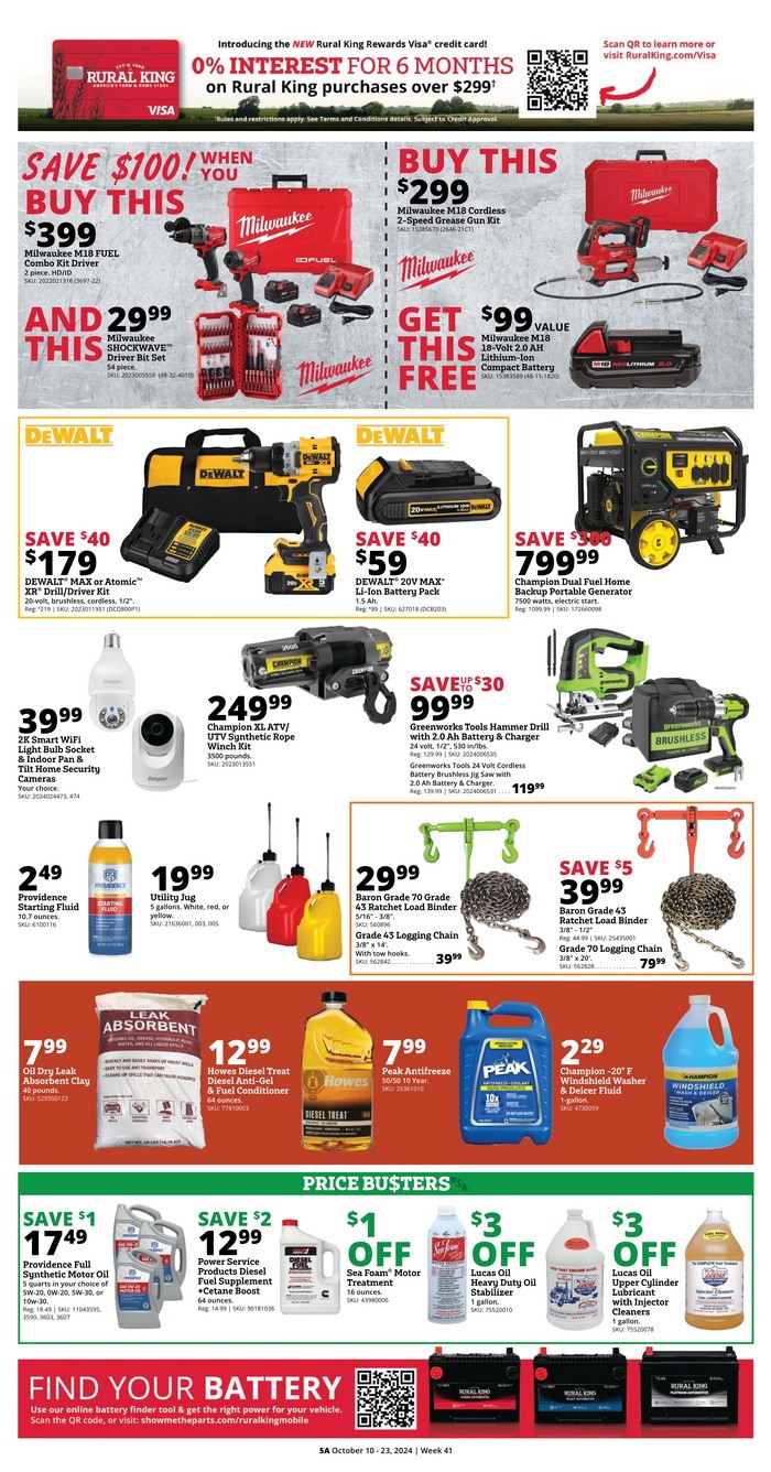 Rural King Weekly Ad Oct 10 – Oct 23, 2024