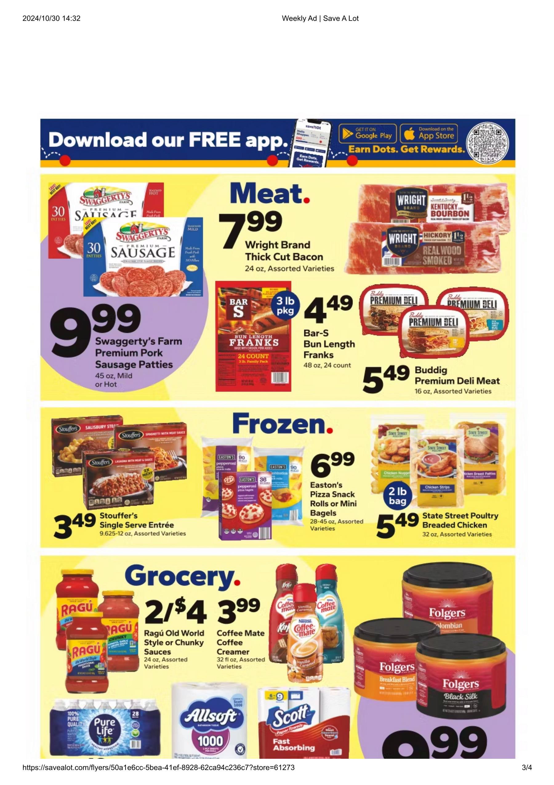 Save A Lot Weekly Ad Oct 30 – Nov 05, 2024