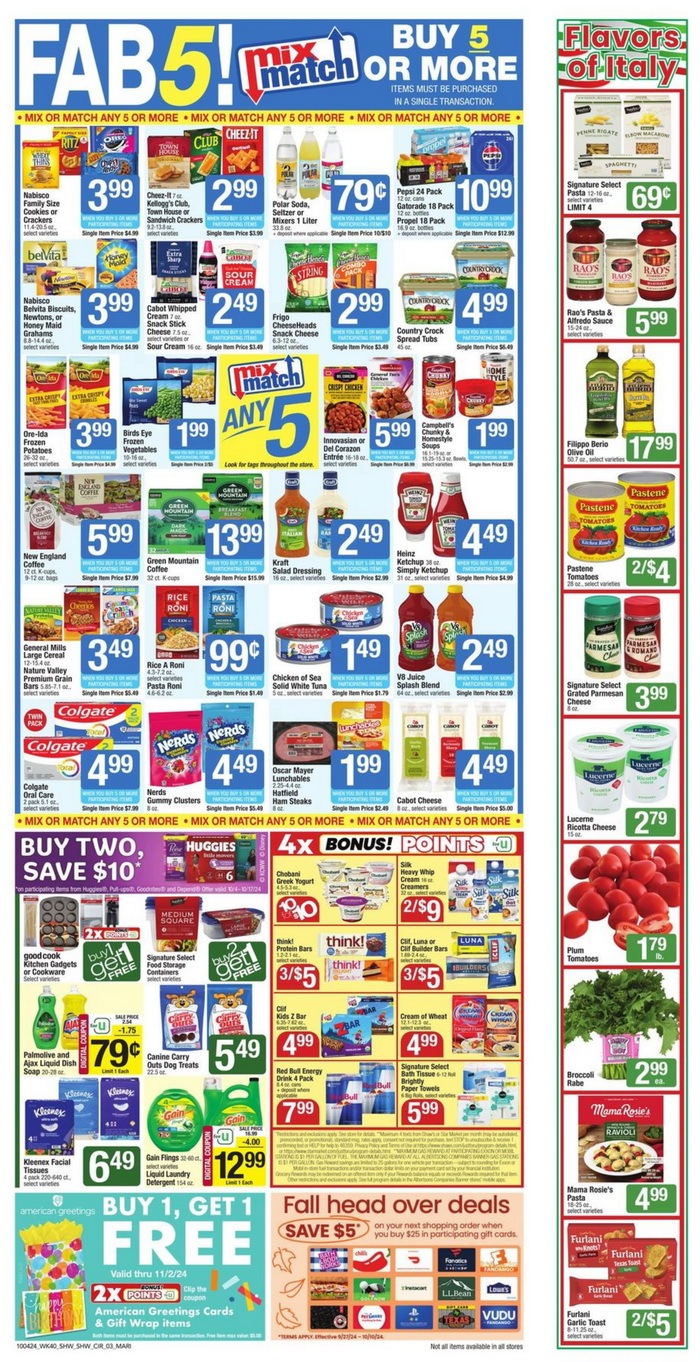 Shaw's Weekly Ad Oct 04 – Oct 10, 2024 (Halloween Promotion Included)