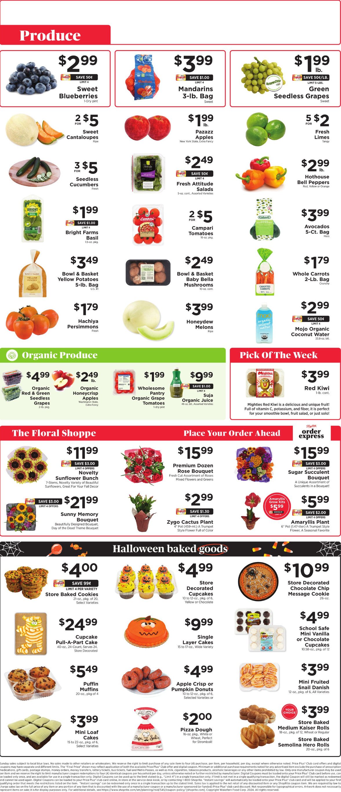 ShopRite Weekly Ad Oct 25 – Oct 31, 2024 (Halloween Promotion Included)