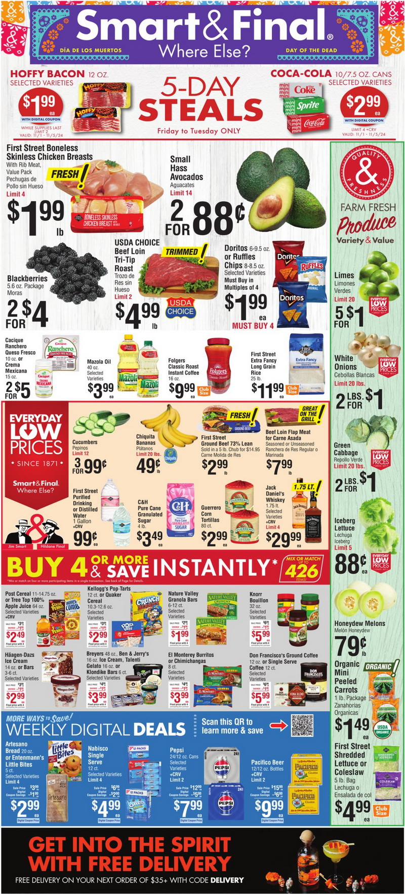 Smart & Final Weekly Ad Nov 01-Nov 05, 2024
