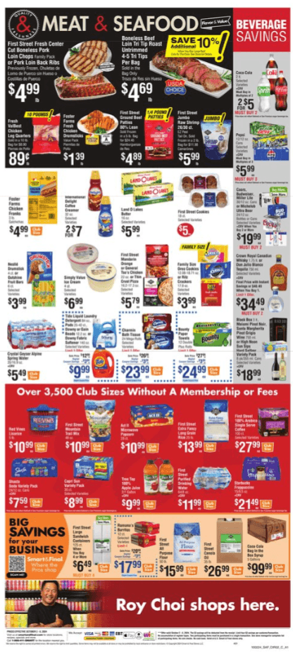 Smart & Final Weekly Ad Oct 02 – Oct 08, 2024