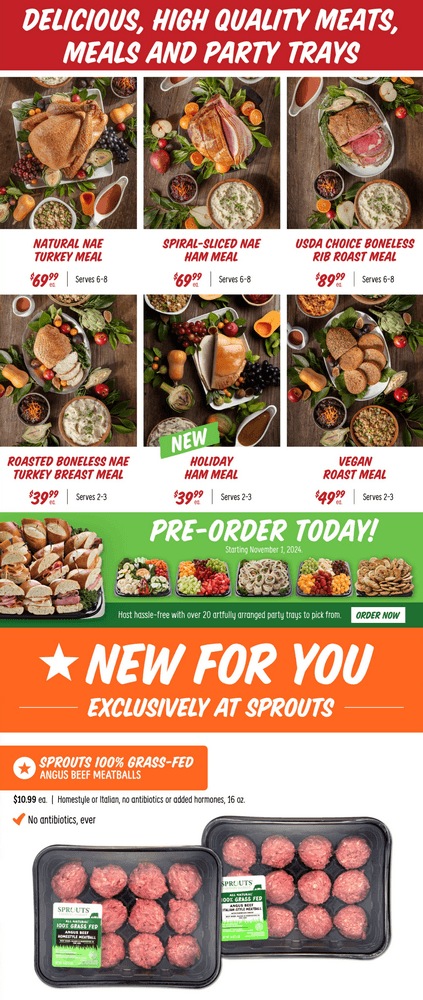 Sprouts Monthly Ad Oct 30 – Dec 03, 2024