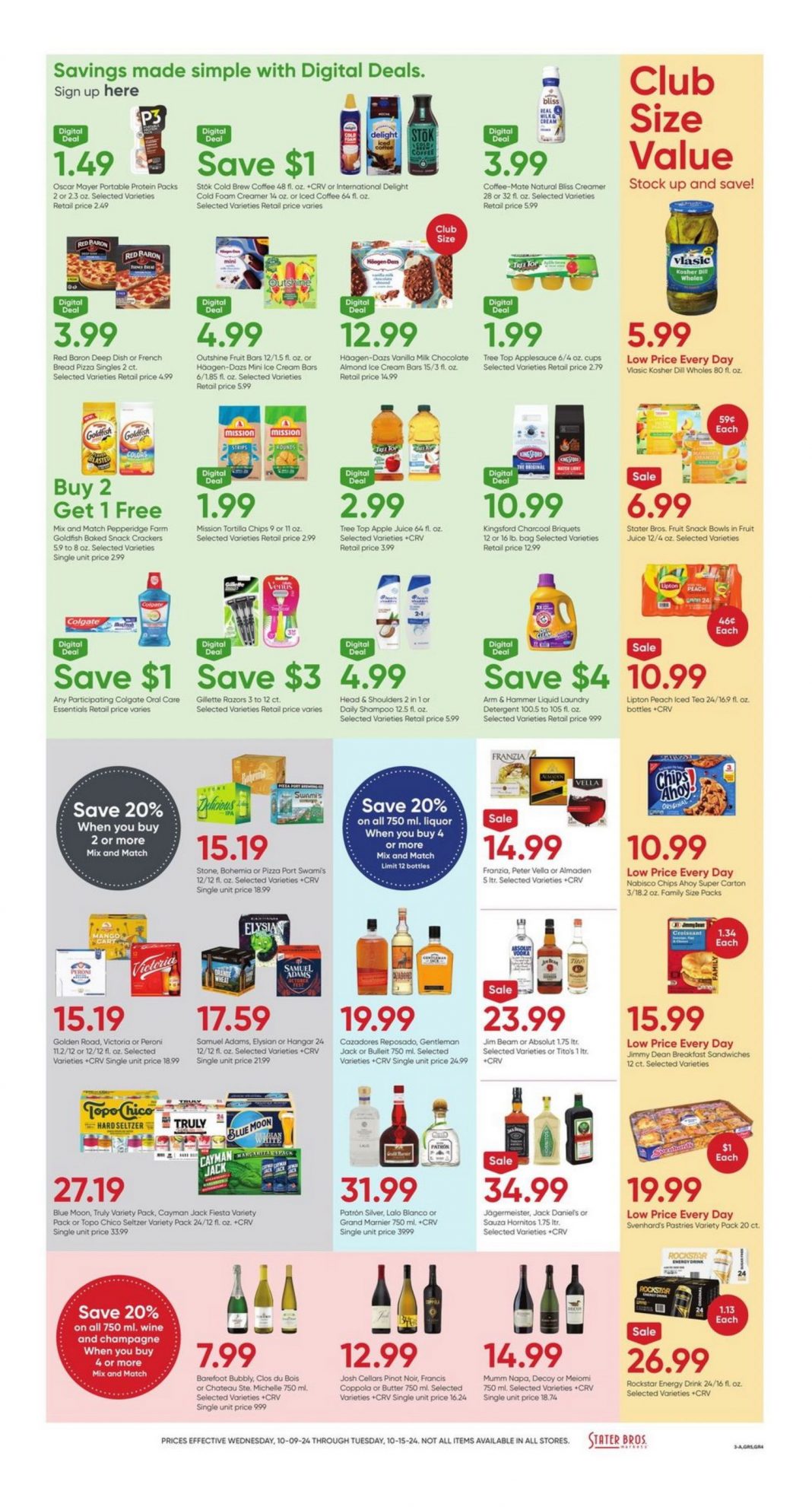 Stater Bros Weekly Ad Oct 16 – Oct 22, 2024