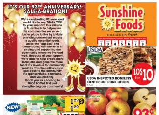 Sunshine Foods Weekly Ad