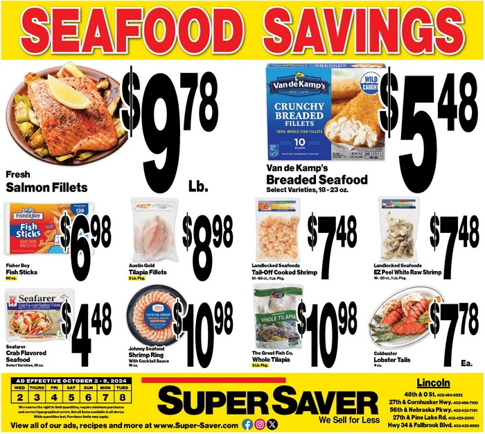 Super Saver Weekly Ad Oct 02 – Oct 08, 2024