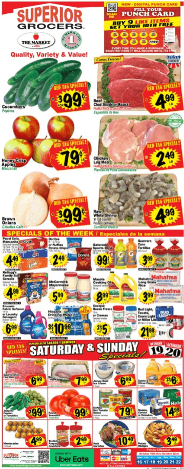 Superior Grocers Weekly Ad Oct 16 – Oct 22, 2024