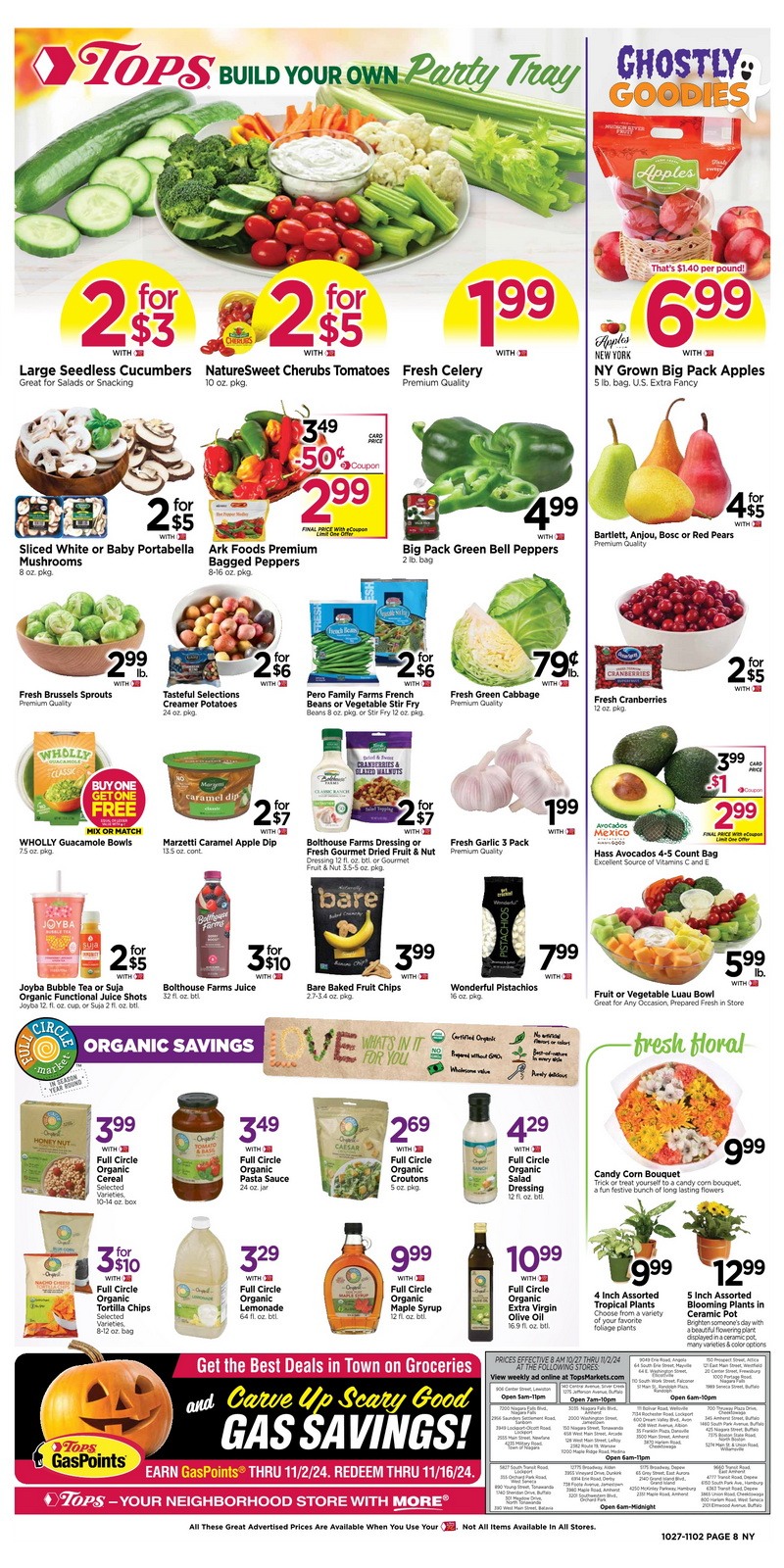 Tops Weekly Ad Oct 27 – Nov 02, 2024 (Halloween Promotion Included)