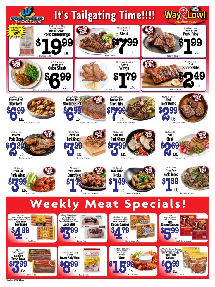 Wayfield Foods Weekly Ad Oct 07 – Oct 13, 2024