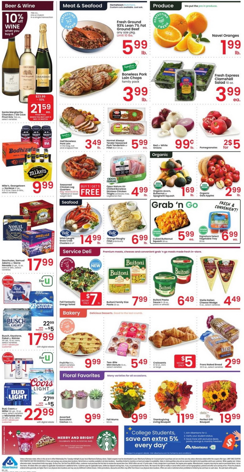 Albertsons Weekly Ad Nov 13 – Nov 19, 2024