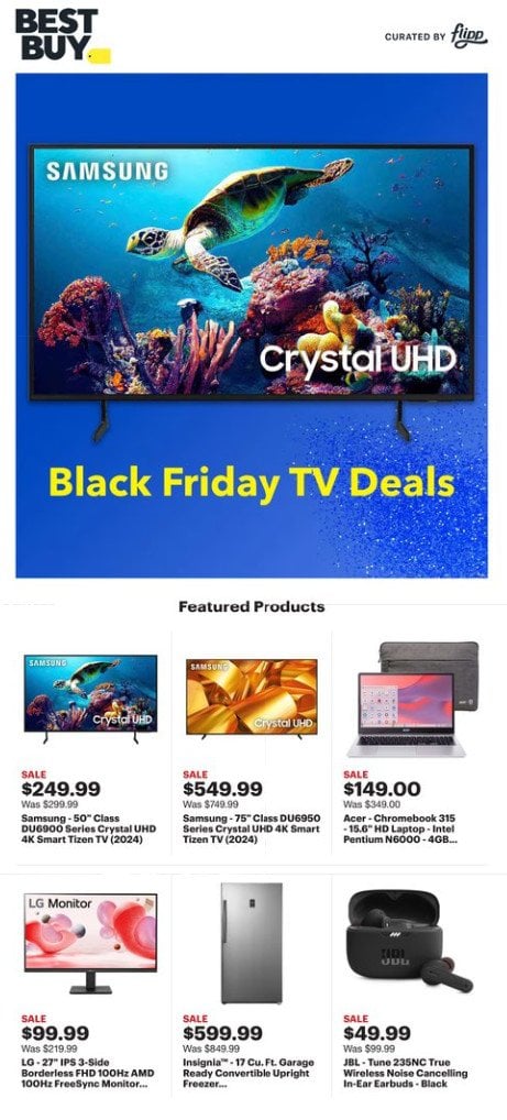 Best Buy Black Friday Ad Nov 12 – Nov 18, 2024