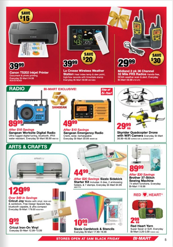 Bi-Mart Black Friday Ad Nov 26 – Dec 02, 2024