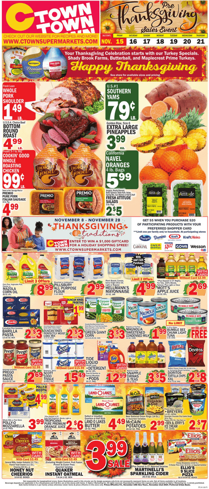 C-Town Weekly Ad Nov 15 – Nov 21, 2024