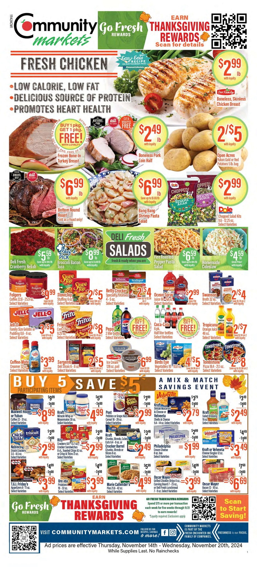 Community Markets Weekly Ad Nov 14 – Nov 20, 2024 (Thanksgiving ...