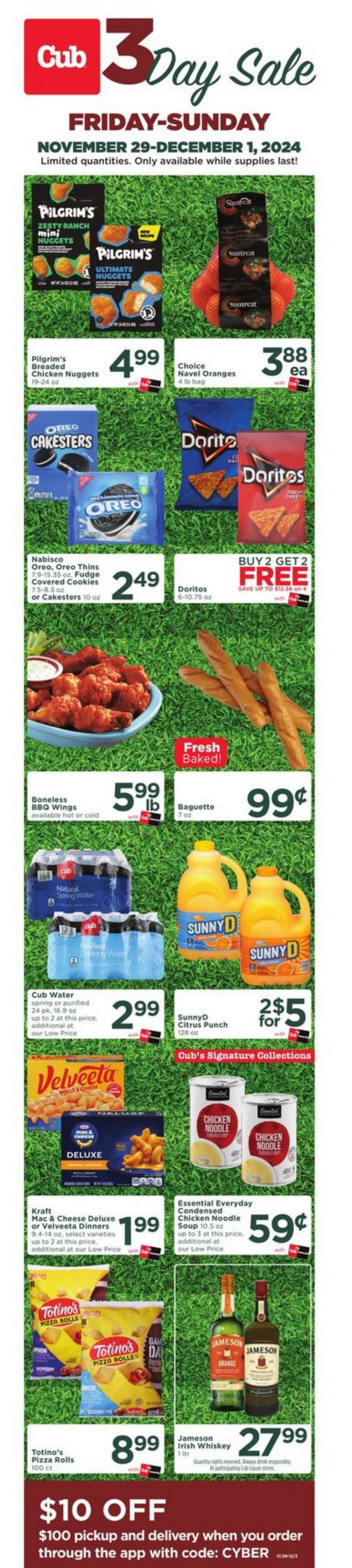 Cub Foods Weekly Ad Nov 24 – Nov 30, 2024 (Thanksgiving Day Promotion ...