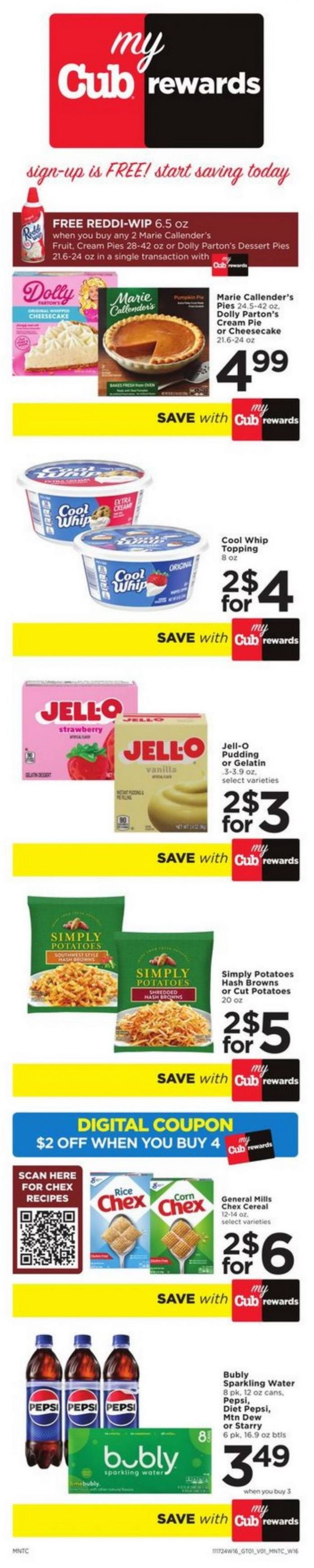 Cub Foods Weekly Ad Nov 17 – Nov 23, 2024
