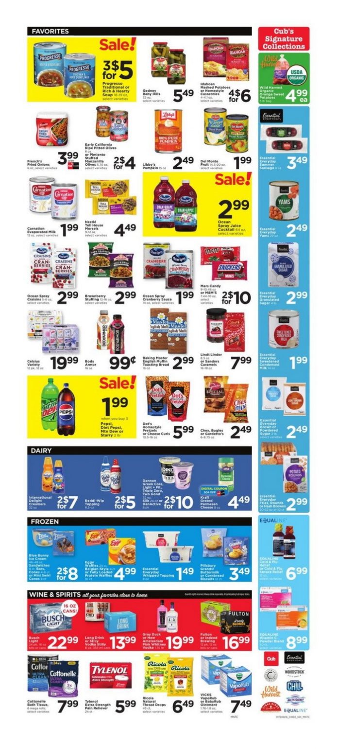 Cub Foods Weekly Ad Nov 17 – Nov 23, 2024