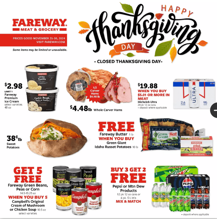 Fareway Weekly Ad Nov 25 – Nov 30, 2024