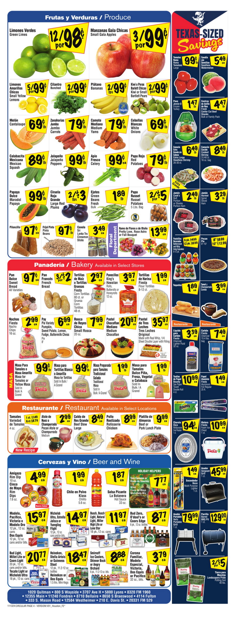 Fiesta Mart Weekly Ad Nov 13 – Nov 19, 2024