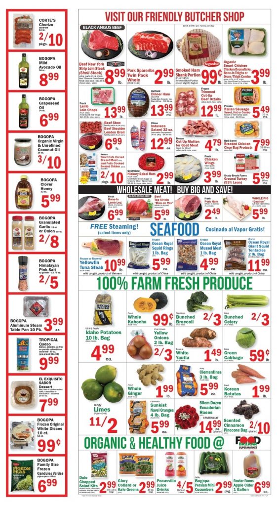 Food Bazaar Weekly Ad Nov 07 – Nov 13, 2024 (Thanksgiving Day Promotion ...