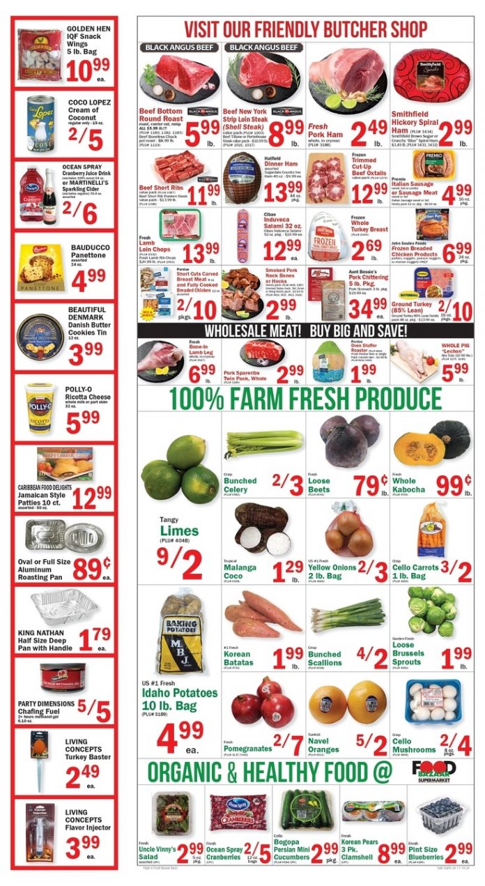 Food Bazaar Weekly Ad Nov 14 – Nov 20, 2024