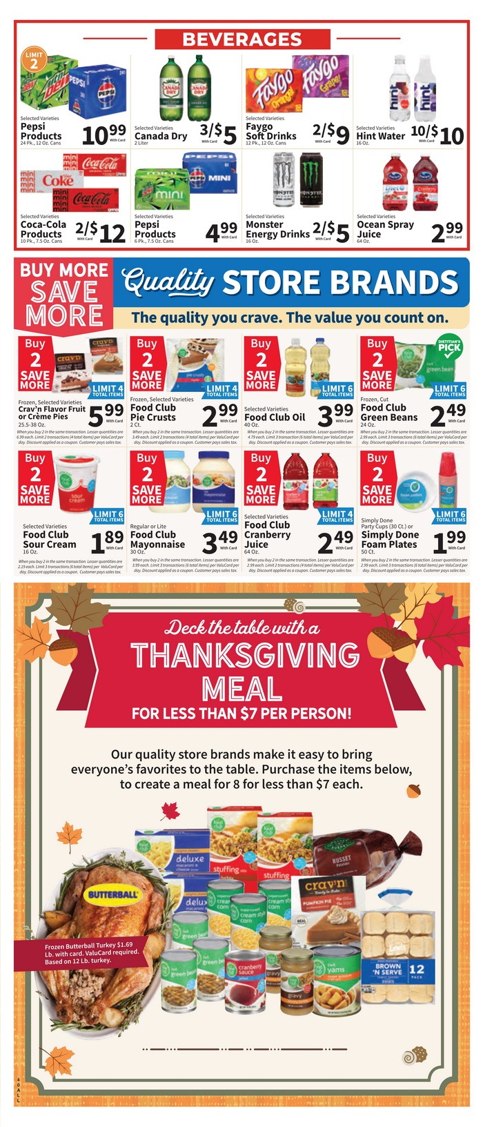 Food City Weekly Ad Nov 20 – Nov 28, 2024 (Thanksgiving Promotion Included)