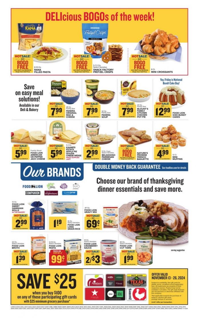 Food Lion Weekly Ad Nov 13 – Nov 19, 2024