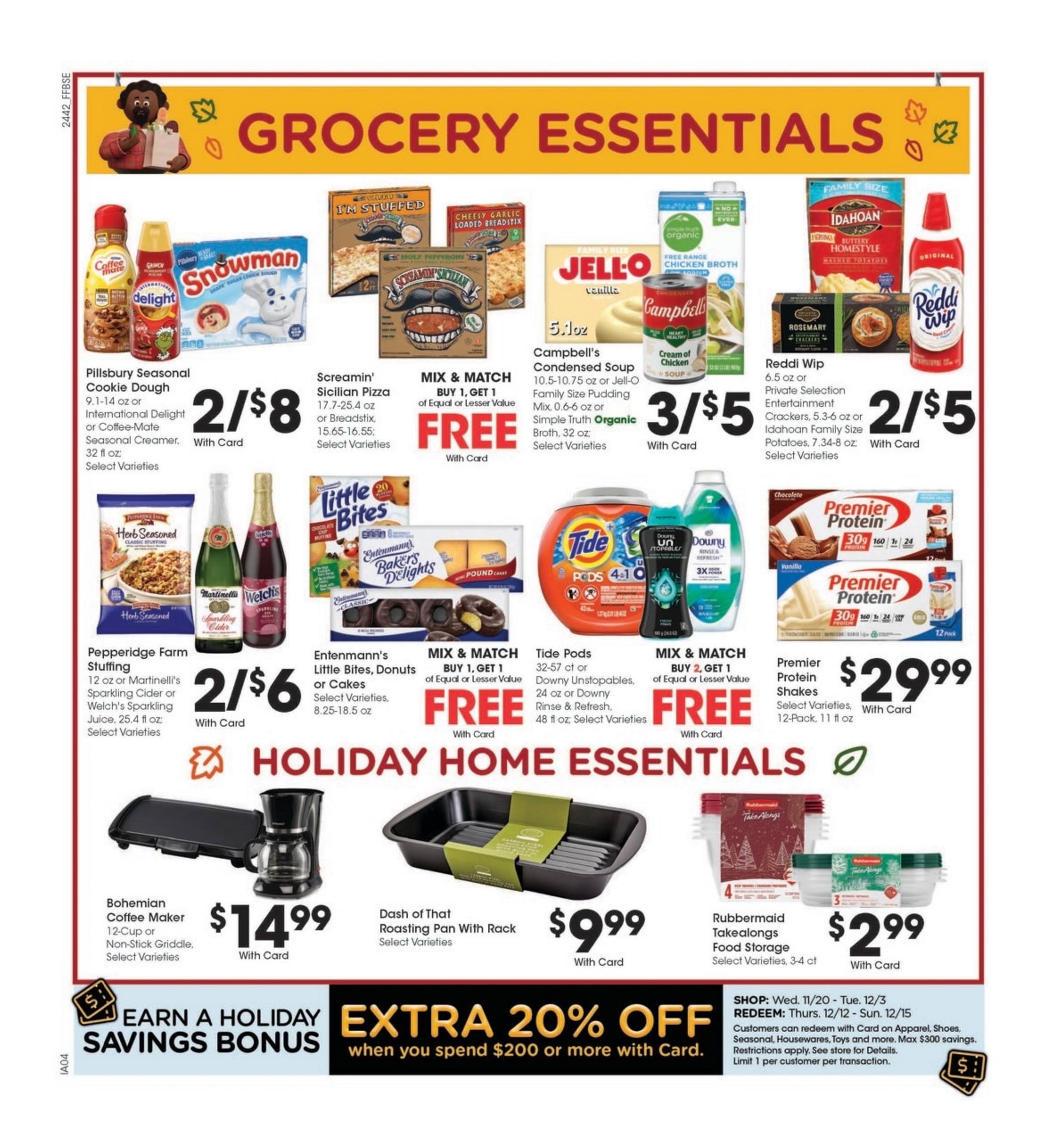 Fry's Food Weekly Ad Nov 20 – Nov 28, 2024 (Black Friday & Thanksgiving Day Promotion Included)