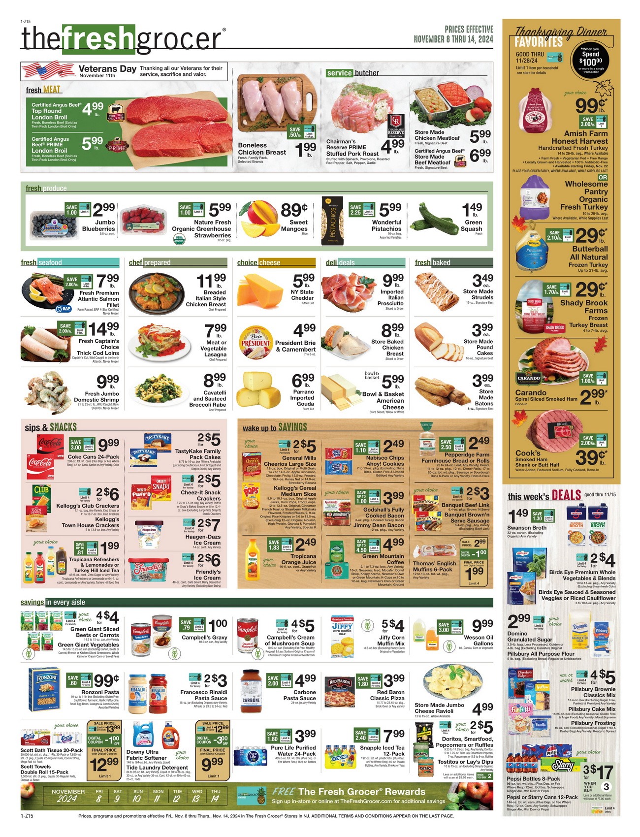 Gerrity's Supermarkets Weekly Ad Nov 08 – Nov 14, 2024 (Thanksgiving ...