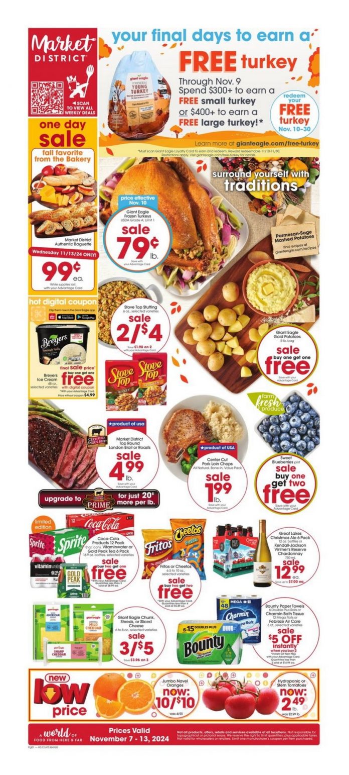 Giant Eagle Weekly Ad Nov 07 – Nov 13, 2024