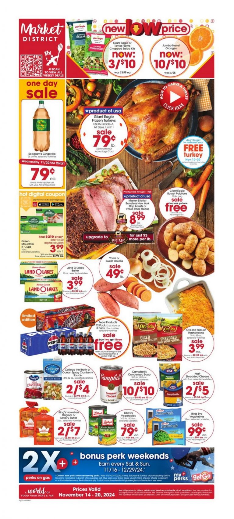 Giant Eagle Weekly Ad Nov 14 – Nov 20, 2024