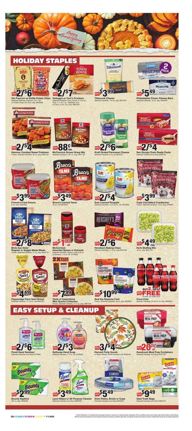 Giant Food Weekly Ad Nov 08 – Nov 14, 2024