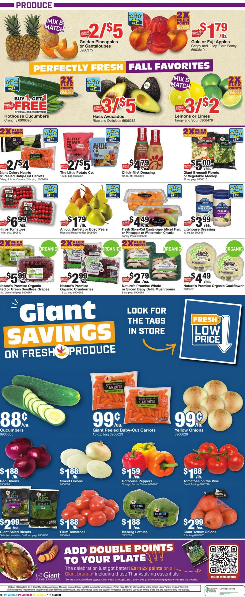 Giant Food Weekly Ad Nov 15 – Nov 21, 2024 (Thanksgiving Day Promotion ...