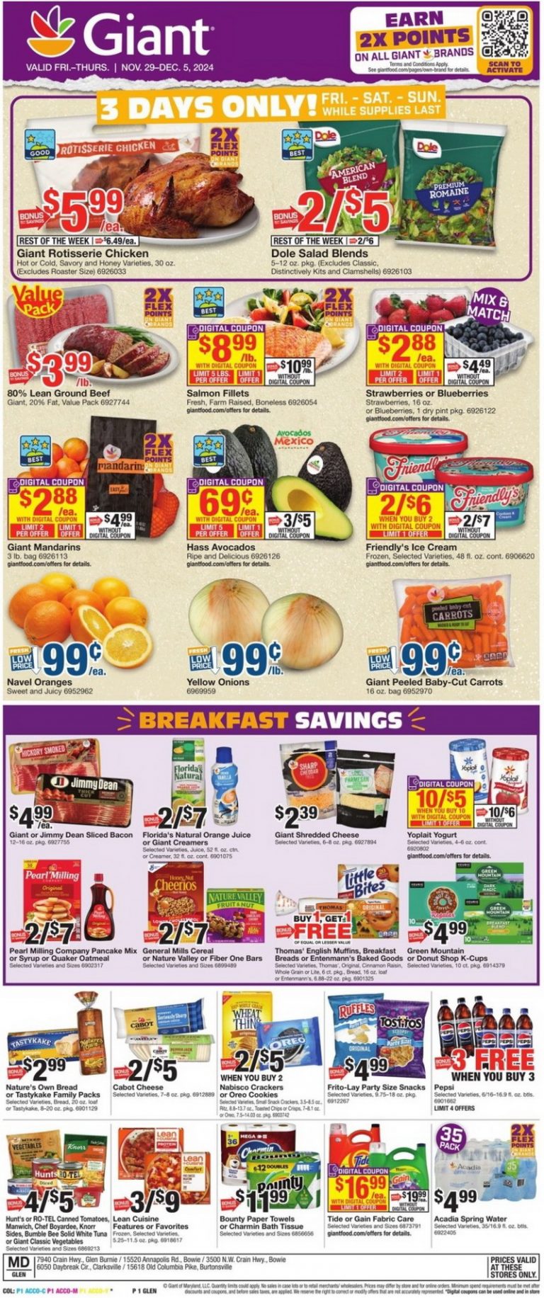 Giant Food Weekly Ad Nov 29 – Dec 05, 2024