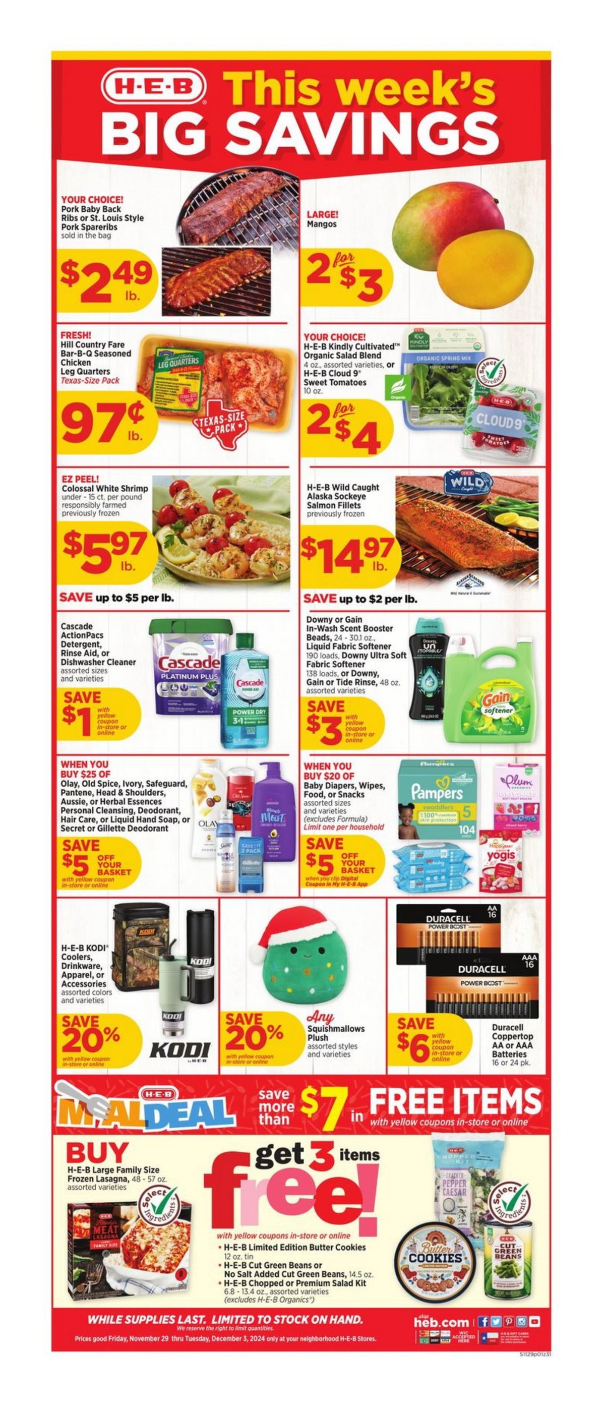 HEB Weekly Ad Nov 29 – Dec 03, 2024