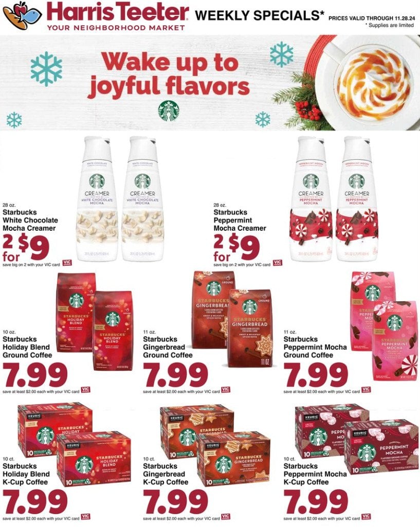 Harris Teeter Weekly Ad Nov 20 – Nov 28, 2024