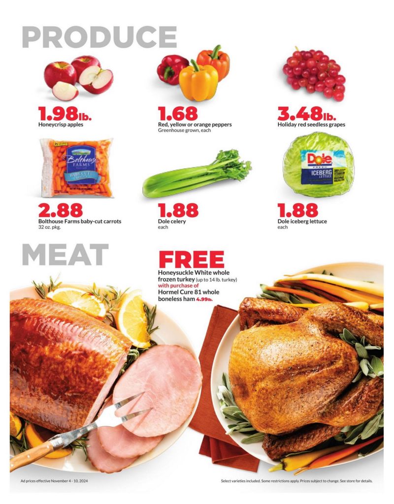 Hy-Vee Weekly Ad Nov 04 – Nov 10, 2024