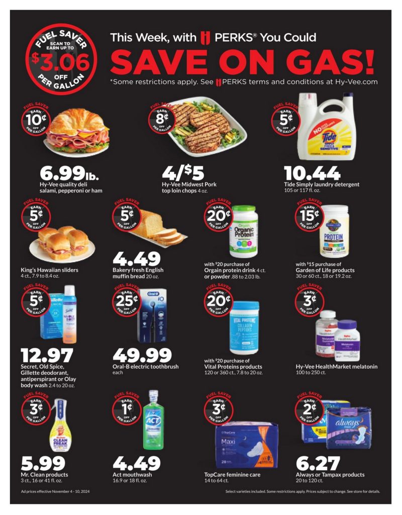 Hy-Vee Weekly Ad Nov 04 – Nov 10, 2024