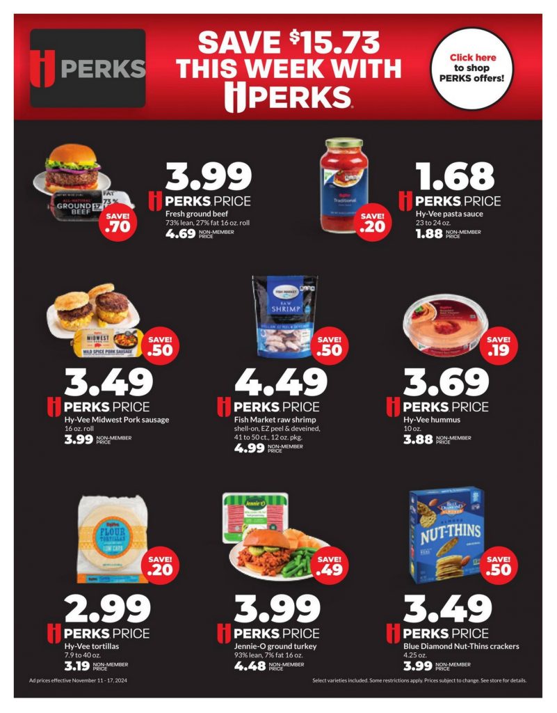 Hy-Vee Weekly Ad Nov 11 – Nov 17, 2024 (Thanksgiving Day Promotion ...
