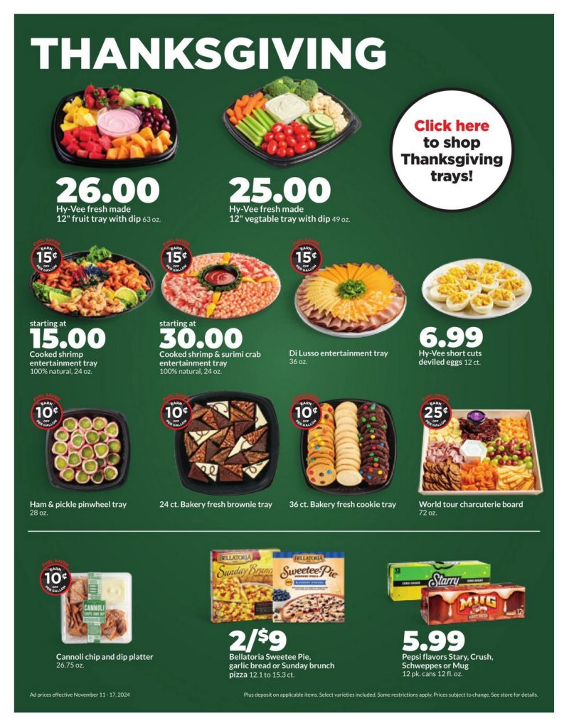 Hy-Vee Weekly Ad Nov 11 – Nov 17, 2024 (Thanksgiving Day Promotion ...