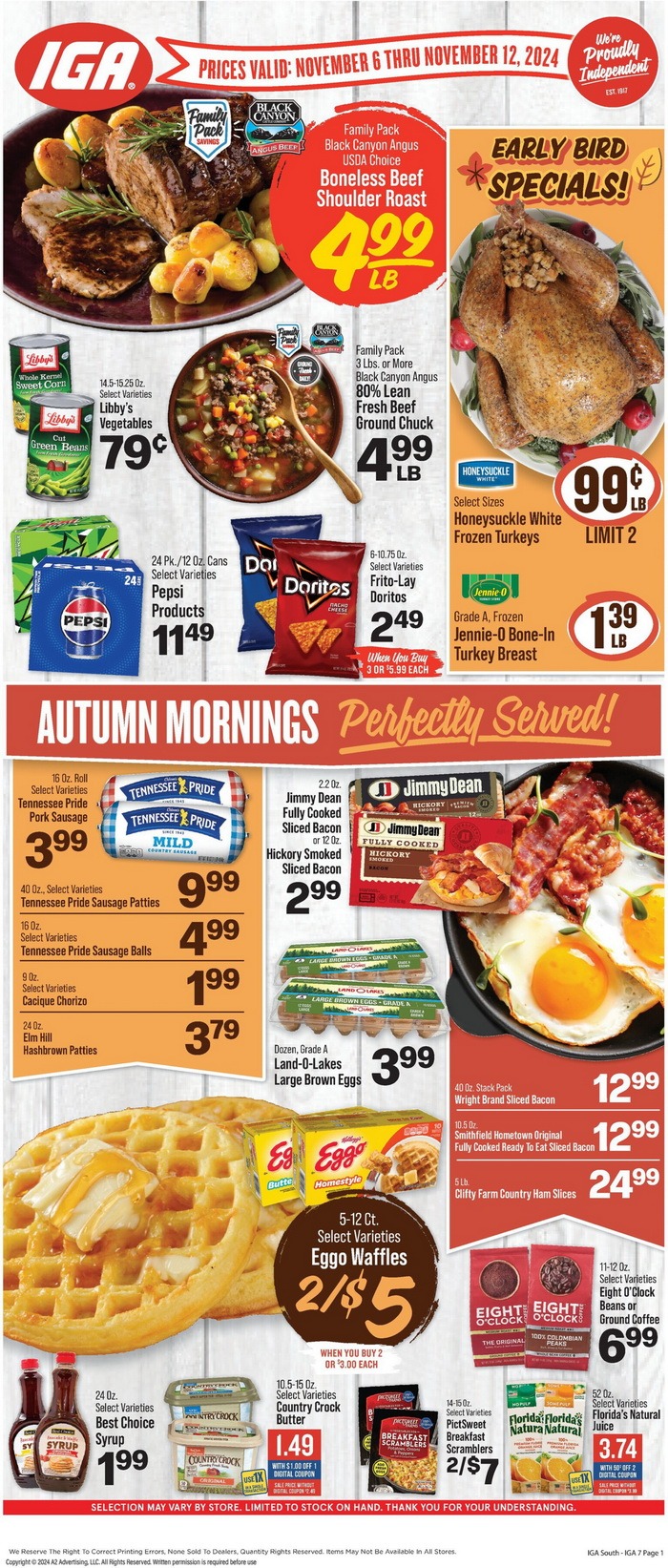 IGA Weekly Ad Nov 06 – Nov 12, 2024