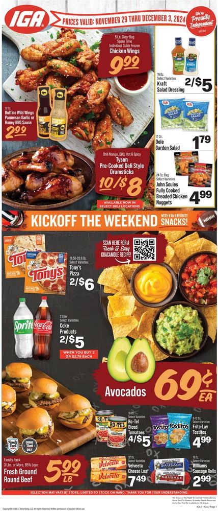 IGA Weekly Ad Nov 29 – Dec 03, 2024