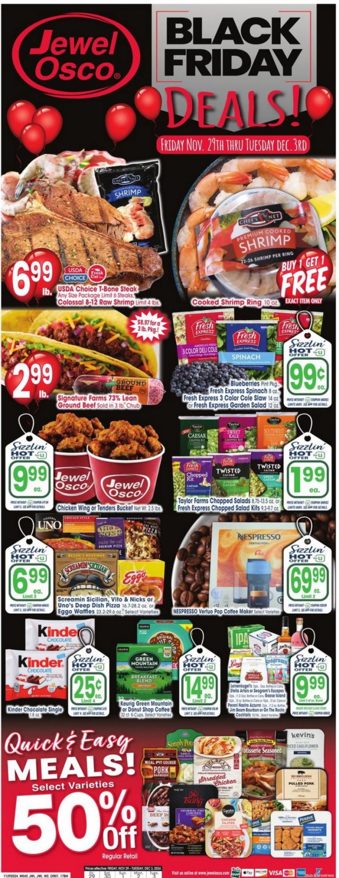 Jewel Osco Black Friday Ad Nov 19 – Nov 26, 2024