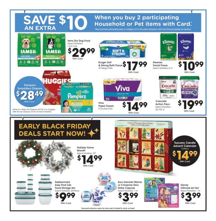Kroger Weekly Ad Nov 06 – Nov 12, 2024 (Black Friday Promotion Included)