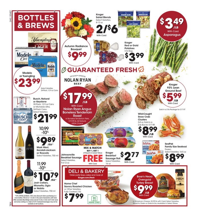Kroger Weekly Ad Nov 20 – Nov 28, 2024 (Thanksgiving Promotion Included)