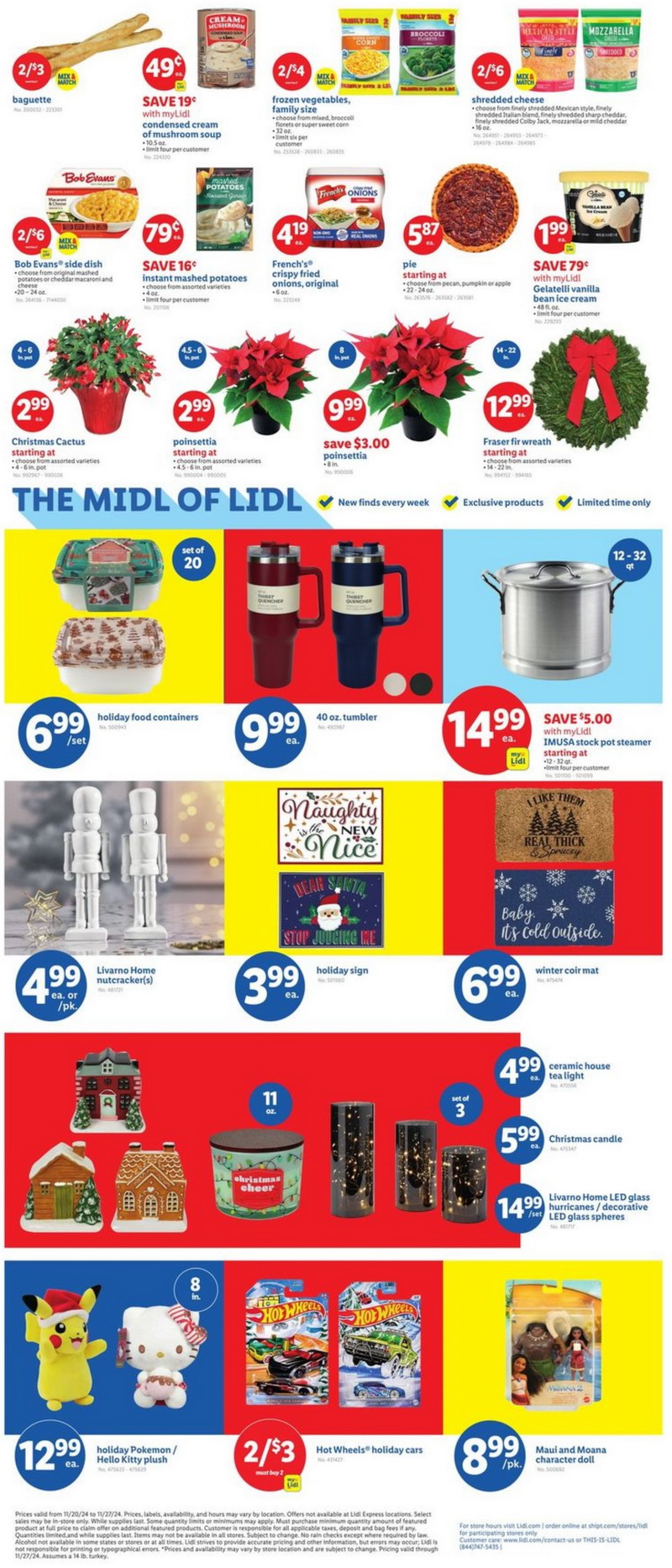 Lidl Weekly Ad Nov 20 – Nov 27, 2024 (Thanksgiving Day Promotion Included)