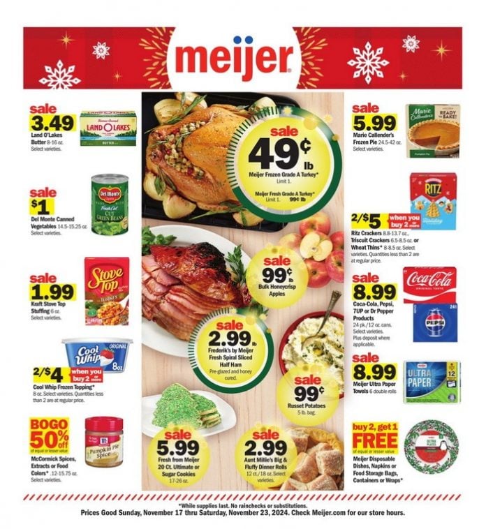 Meijer Weekly Ad Nov 17 – Nov 23, 2024