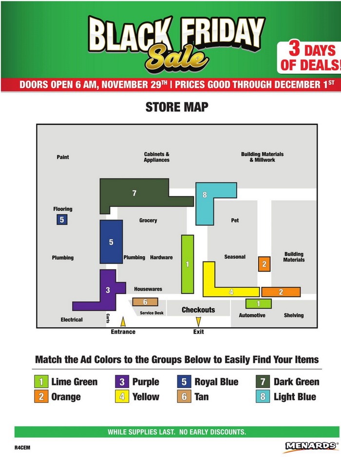 Menards Black Friday Sale Oct 28 – Dec 01, 2024
